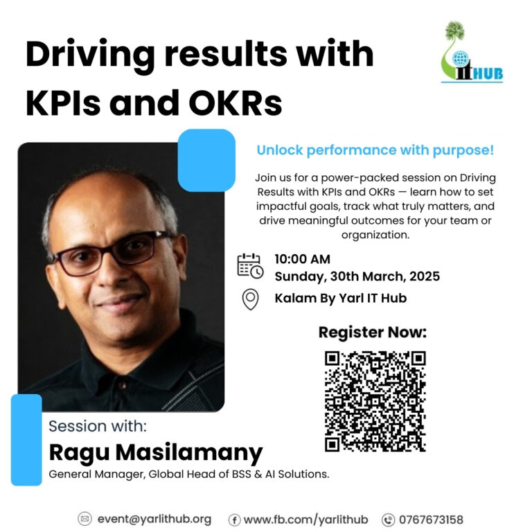 Session on Driving results with KPIs and OKRs – Yarl IT Hub